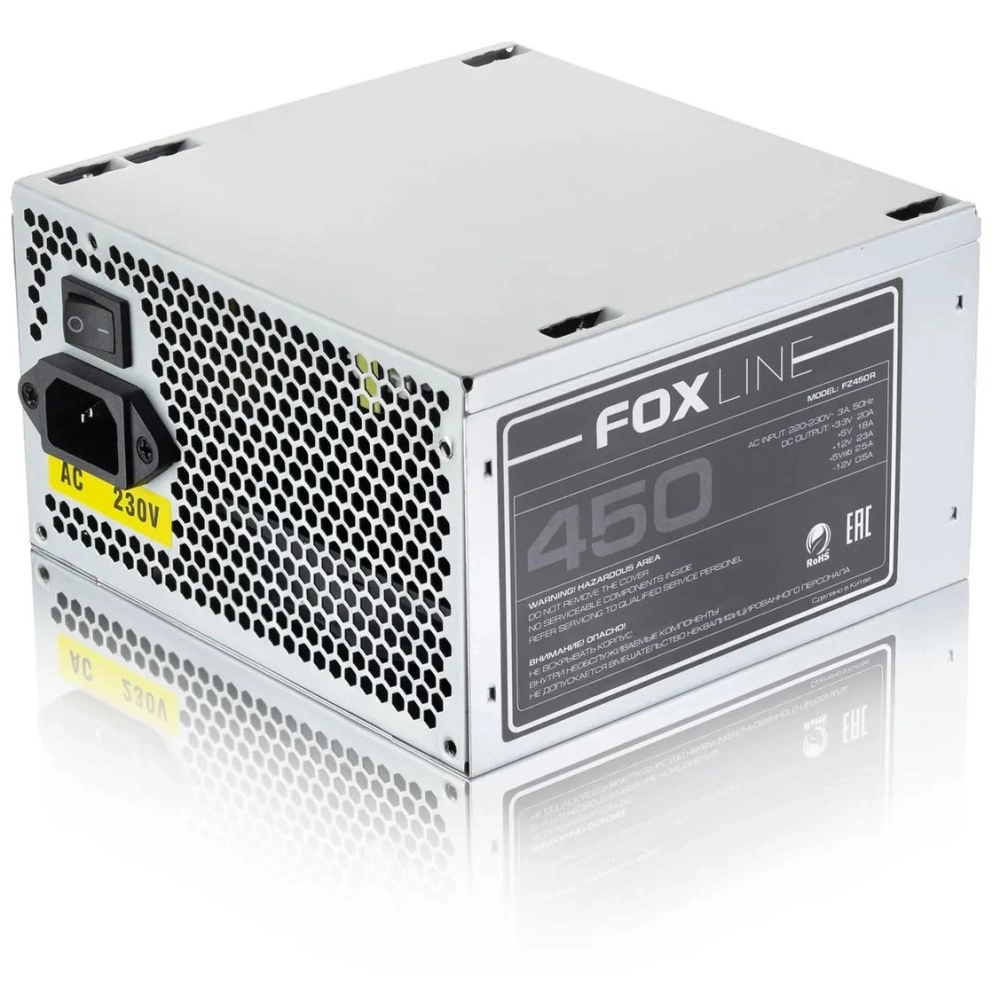 Купить Блок питания Foxline 450W (FZ450R), артикул FZ450R, в магазине ...